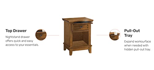 Home Styles Arts & Crafts Cottage Oak Night Stand by Home Styles, 1-drawer