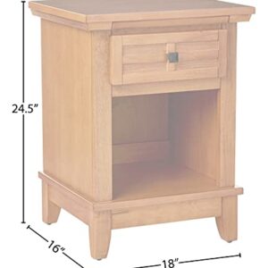 Home Styles Arts & Crafts Cottage Oak Night Stand by Home Styles, 1-drawer