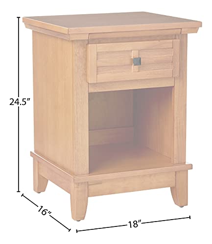 Home Styles Arts & Crafts Cottage Oak Night Stand by Home Styles, 1-drawer