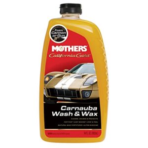 mothers 05674 california gold carnauba wash & wax, 64 oz.