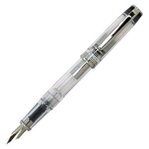 pilot prera iro-ai fine-nib transparent black body fountain pen (fprn-350r-tbf)