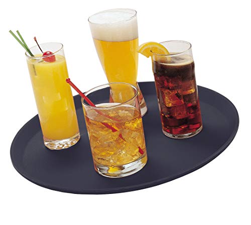 Cambro (1400CT110) 14" Round Fiberglass Bar Tray - Camtread® [Case of 12]