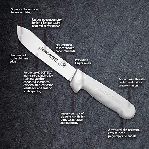 Dexter-Russell 6" Butcher Knife, S112-6PCP, SANI-SAFE series