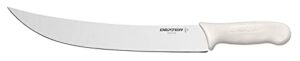 dexter-russell 12" cimeter style steak cutter, s132-12pcp, sani-safe series, multicolor