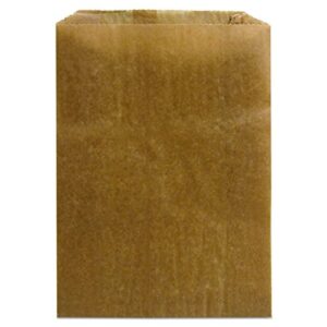 hospeco - gid-hoskl-260 kl waxed kraft feminine hygiene liner bag with gusset ,10.25” x 7.5” x 3.5”,(case of 500)