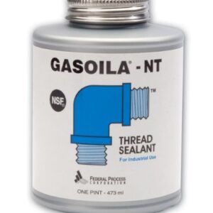 Gasoila Blue Non-Teflon Non-PTFE Pipe Thread Sealant, -50 to 400 Degree F, 1 Pint Brush