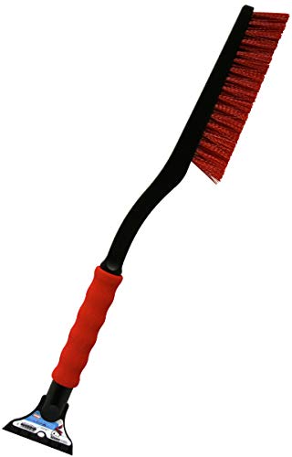 Mallory 530 REACH 24" Snow Brush with Foam Grip (Colors may vary) , Red