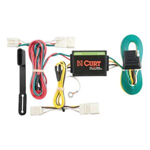 curt 56126 vehicle-side custom 4-pin trailer wiring harness, fits select hyundai elantra , black