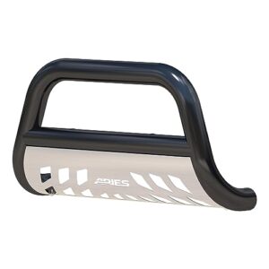 aries b35-3012 3-inch black steel bull bar, no-drill, select ford f-250, f-350, f-450, f-550 super duty