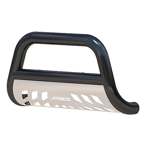 ARIES B35-3012 3-Inch Black Steel Bull Bar, No-Drill, Select Ford F-250, F-350, F-450, F-550 Super Duty