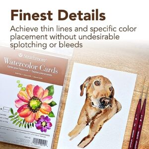 Strathmore Cards & Envelopes 5"X6.875" 10/Pkg-Watercolor -105015