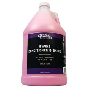 weaver leather swine conditioner and shine gallon, natural, 128.0 fl oz