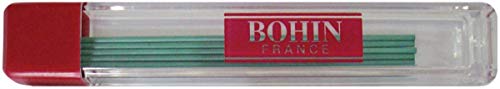 Bohin Mechanical Chalk Pencil Refill 6/Pkg-Green