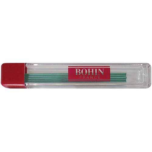 Bohin Mechanical Chalk Pencil Refill 6/Pkg-Green