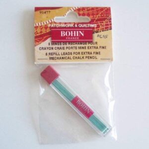 Bohin Mechanical Chalk Pencil Refill 6/Pkg-Green