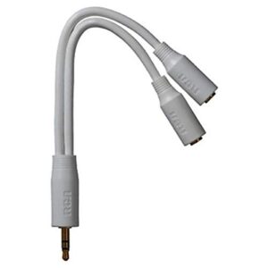 rca premium 3.5mm y adapter (ah742z)