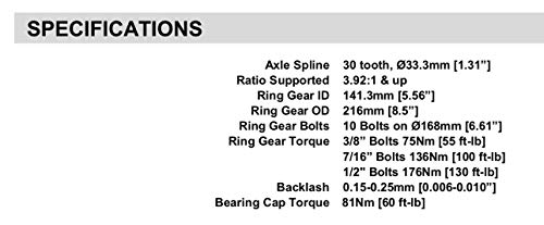 ARB RD116 Air Operated Locking Differential for Dana Spicer Model 44, 3.92 & Up, 30 Spline