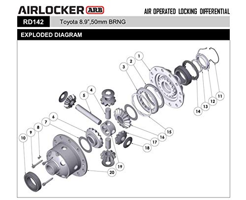 ARB RD142 Air Locking Differential