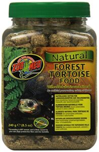 zoo med laboratories szmzm120 natural forest tortoise food, 8.5-ounce