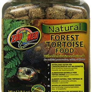 Zoo Med Laboratories SZMZM120 Natural Forest Tortoise Food, 8.5-Ounce