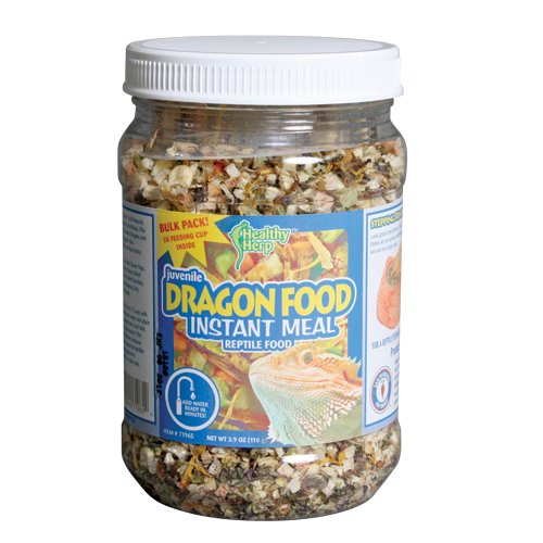 Healthy Herp Juvenile Dragon Food Instant Meal 3.9-Ounce (110 Grams) Jar