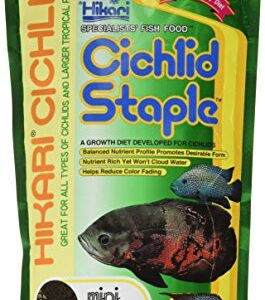 Hikari 8.8-Ounce Cichlid Staple Floating Pellets for Pets, Mini