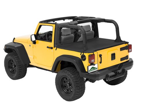 Pavement Ends by Bestop 41827-35 Black Diamond Cargo Cover for 2007-2018 Wrangler JK 2-Door