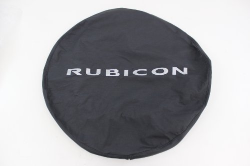 Genuine Jeep Accessories 82212429 Cloth Spare Tire Cover with Rubicon Logo