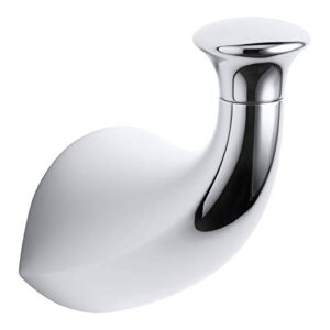 kohler k-37055-cp alteo single robe hook, polished chrome