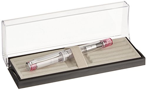 Pilot Prera Iro-Ai Medium-Nib Fountain Pen, Transparent Pink Body (FPRN-350R-TPM)