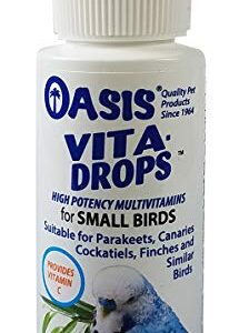 OASIS #80257 Vita Drops for Small Birds, 2- ounce liquid multivitamin