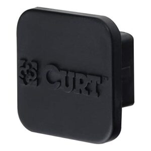 curt 22275 rubber trailer hitch cover, fits 1-1/4-inch receiver