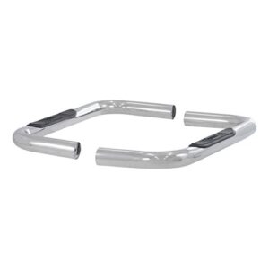 aries 204044-2 3-inch round polished stainless steel nerf bars, no-drill, select chevrolet, gmc blazer k5