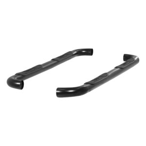 aries 202000 3-inch round black steel nerf bars, no-drill, select toyota 4runner