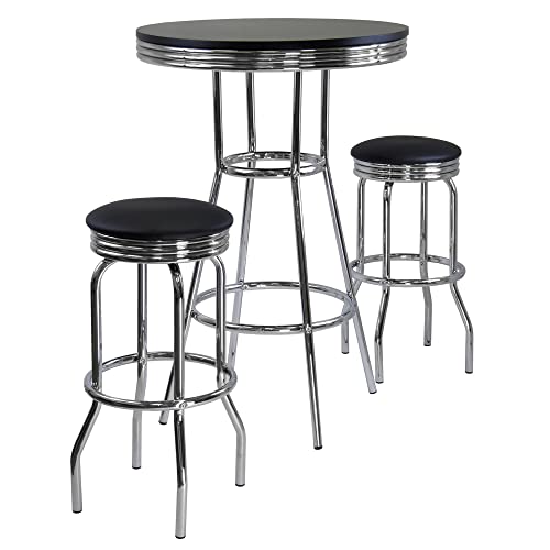 Winsome Summit Dining, Furniture, Black/Metal