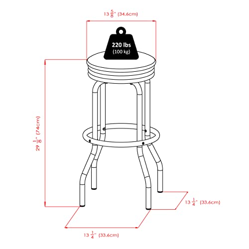 Winsome Summit Dining, Furniture, Black/Metal