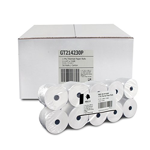 2 1/4 in." (56 mm) x 230 ft., Thermal Printer Rolls