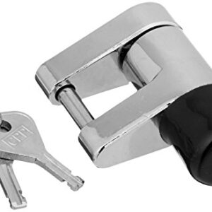 Bulldog 580403 Chrome Coupler Lock , silver