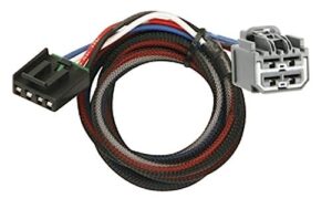 tekonsha trailer brake controller harness, compatible with select chrysler pacifica : dodge durango : jeep grand cherokee