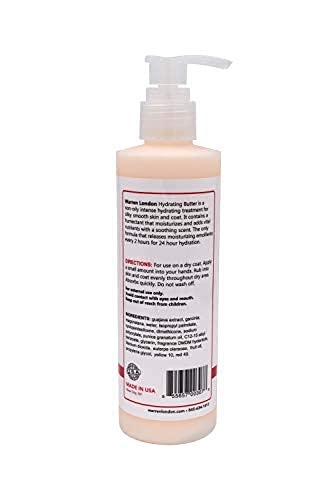 Warren London Hydrating Butter Leave In Pet Conditioner for Dogs | Lotion for Skin and Coat | Aloe Puppy & Dog Conditioner for Hair Detangler, Dry Skin, & Pet Fur Dandruff | Use After Dog Shampoo & Bathing | Made in USA | Guava 8oz