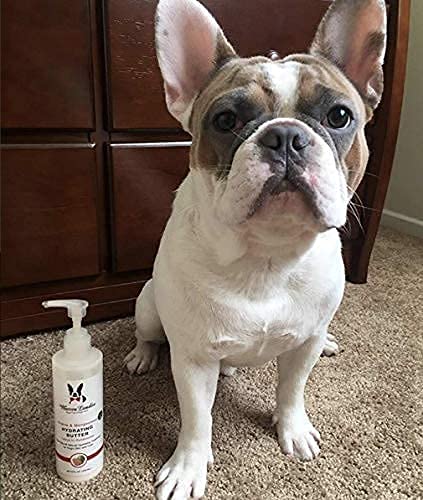 Warren London Hydrating Butter Leave In Pet Conditioner for Dogs | Lotion for Skin and Coat | Aloe Puppy & Dog Conditioner for Hair Detangler, Dry Skin, & Pet Fur Dandruff | Use After Dog Shampoo & Bathing | Made in USA | Guava 8oz