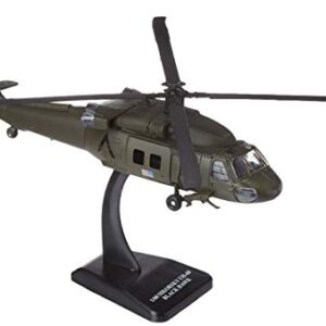 New-Ray Sky Pilot UH-60 Black Hawk Diecast Helicopter Replica 1:60 Scale (25563A)