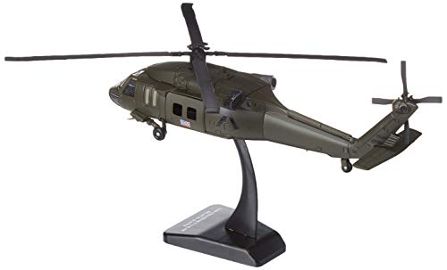 New-Ray Sky Pilot UH-60 Black Hawk Diecast Helicopter Replica 1:60 Scale (25563A)