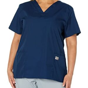 Landau Scrub Zone Relaxed Fit 2-Pocket V-Neck Scrub Top for Women 70221