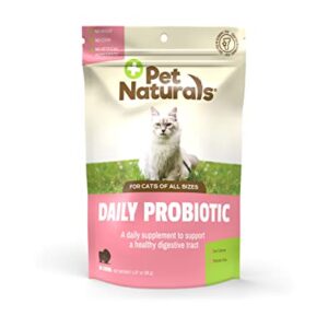 Pet Naturals Daily Probiotic for Cats, 30 Chews - Digestive and Immune Support Supplement for Cats