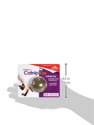 SmartyKat Catnip Kiss Compressed Catnip Ball Toy - Natural, One Size