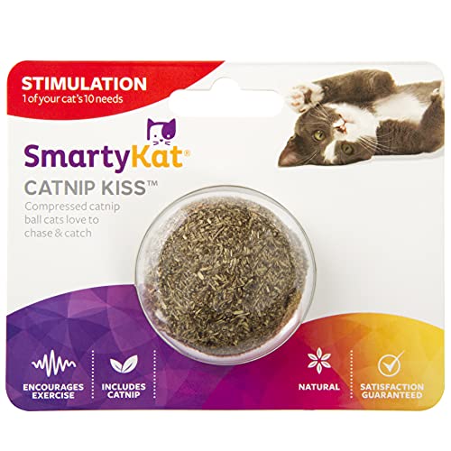 SmartyKat Catnip Kiss Compressed Catnip Ball Toy - Natural, One Size