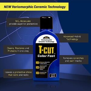 T-Cut Dark Blue Scratch Remover Color Fast Paintwork Restorer Car Polish - 17 Fl Oz 13 Colours Available