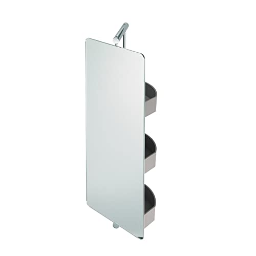 Waldorf Swivel Mirror with Shelves