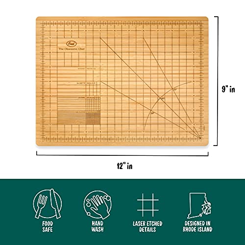 Genuine Fred The Obsessive Chef Bamboo Cutting Board